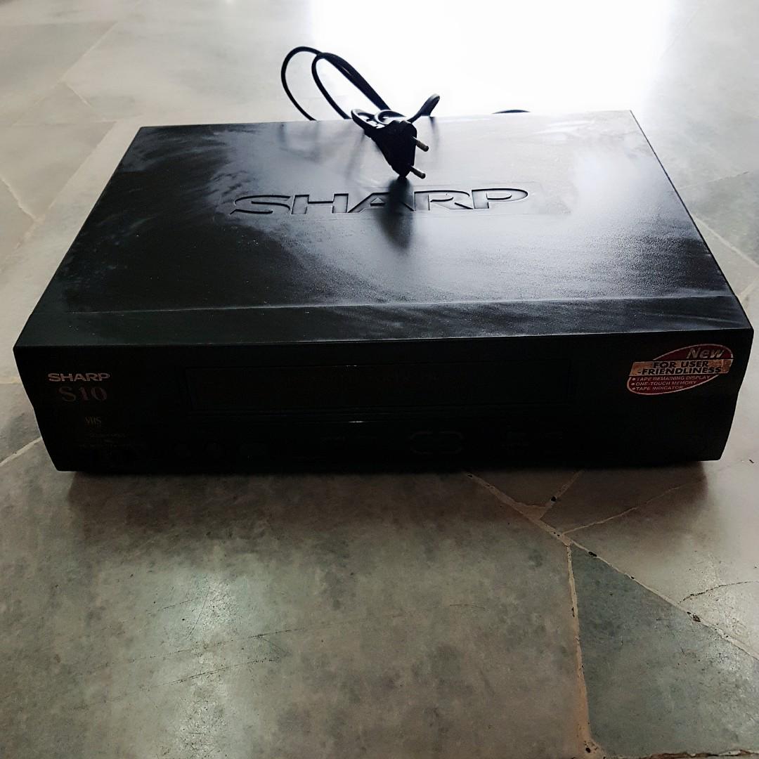 [ANTIQUE] SHARP VIDEO TAPE PLAYER, TV & Home Appliances, TV ...