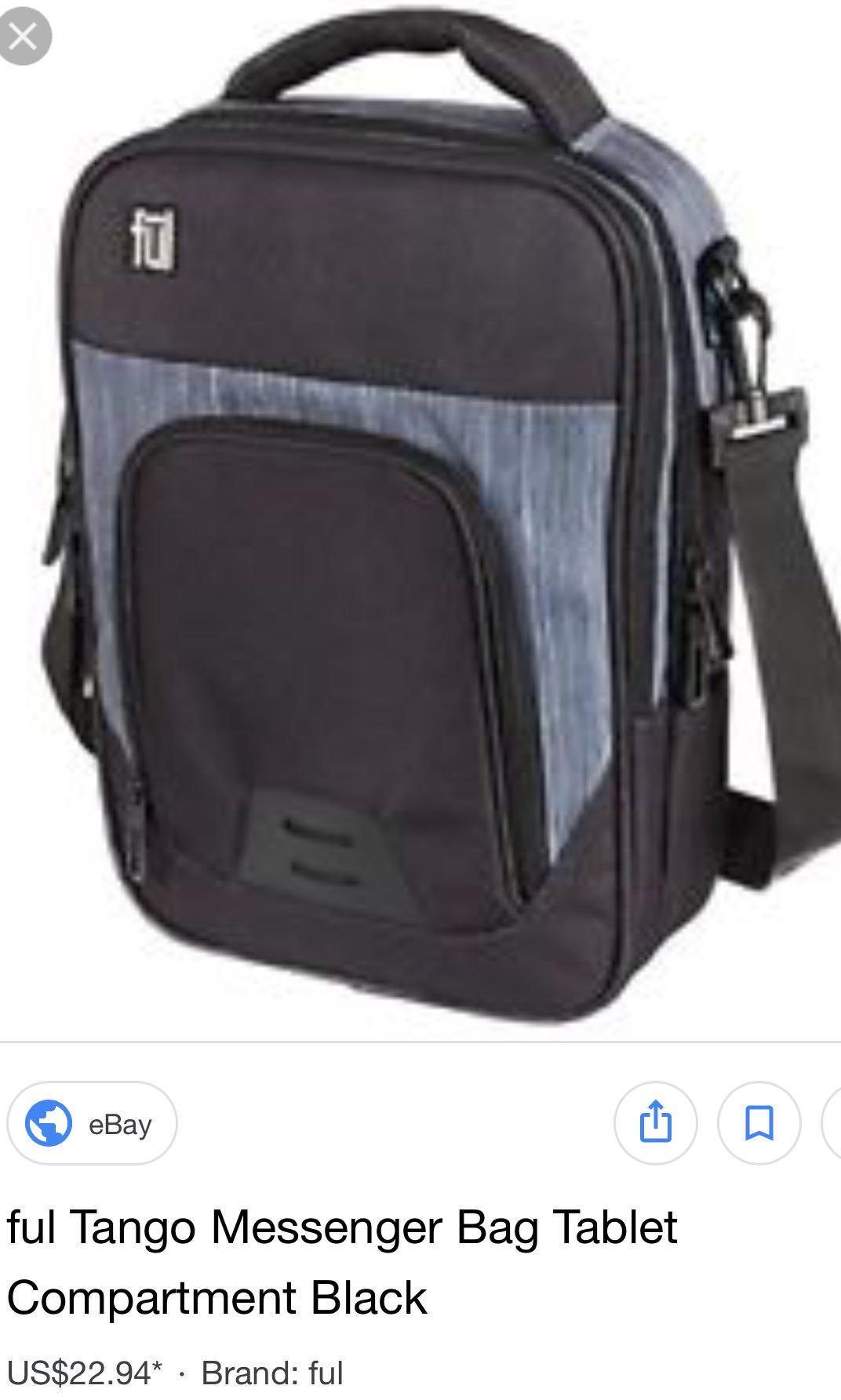 BNWT ful Tango messenger bag, Men's Fashion, Bags, Sling Bags on Carousell