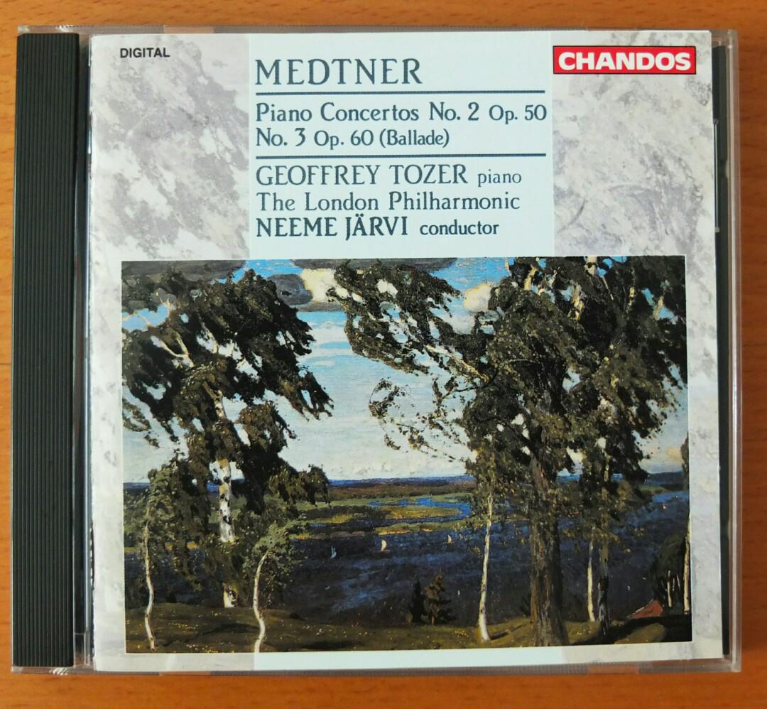 Classical CD: Medtner Piano Concertos no. 2 & 3, Geoffrey Tozer, The ...