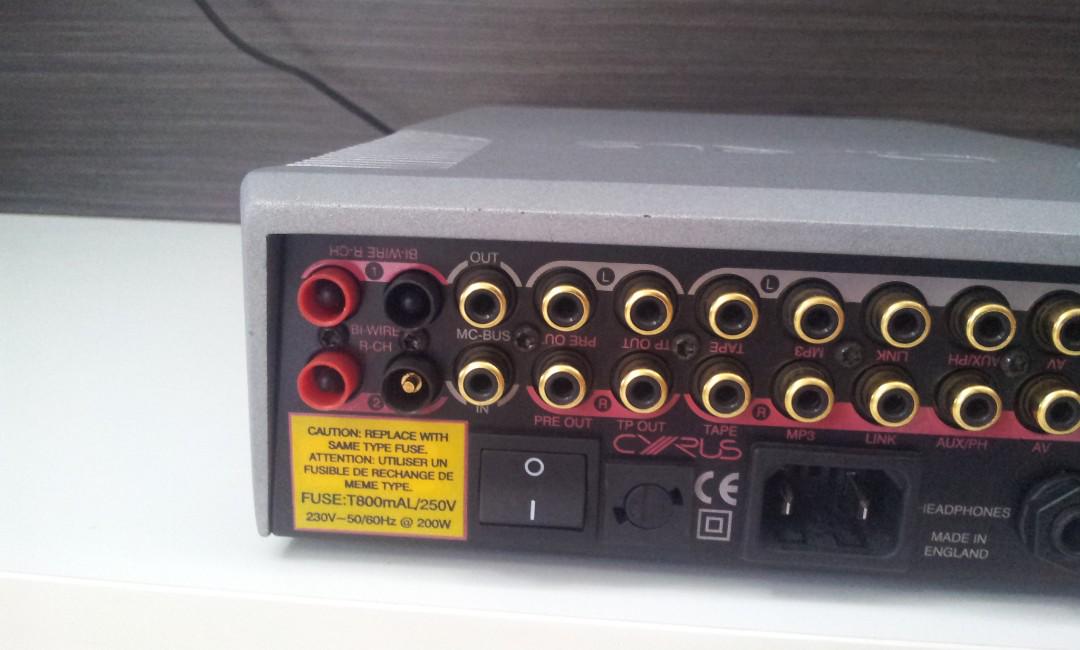 Cyrus 6vs Integrated amp, Audio, Other Audio Equipment on Carousell
