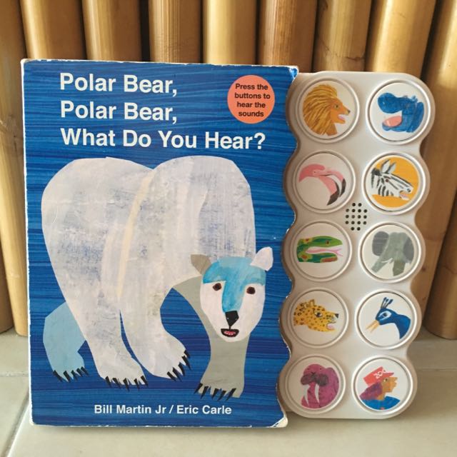 Eric Carle Polar Bear, Polar Bear, What Do You Hear?, Hobbies & Toys ...
