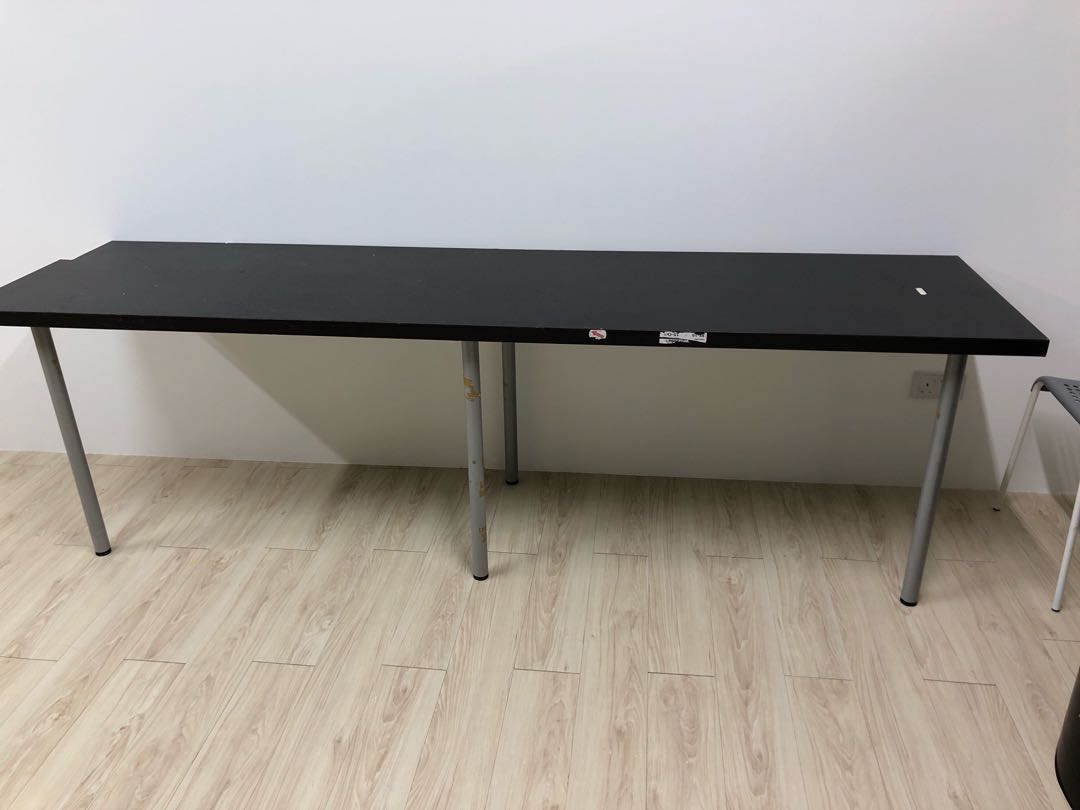 Ikea long table, Furniture & Home Living, Furniture, Tables & Sets on ...