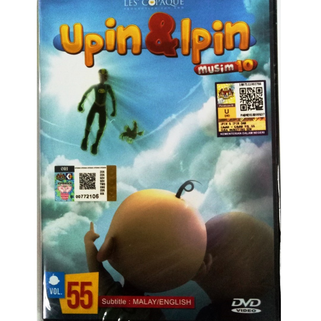 Malay Anime Upin Ipin Musim 10 Vol 55 Dvd Hobbies Toys Music