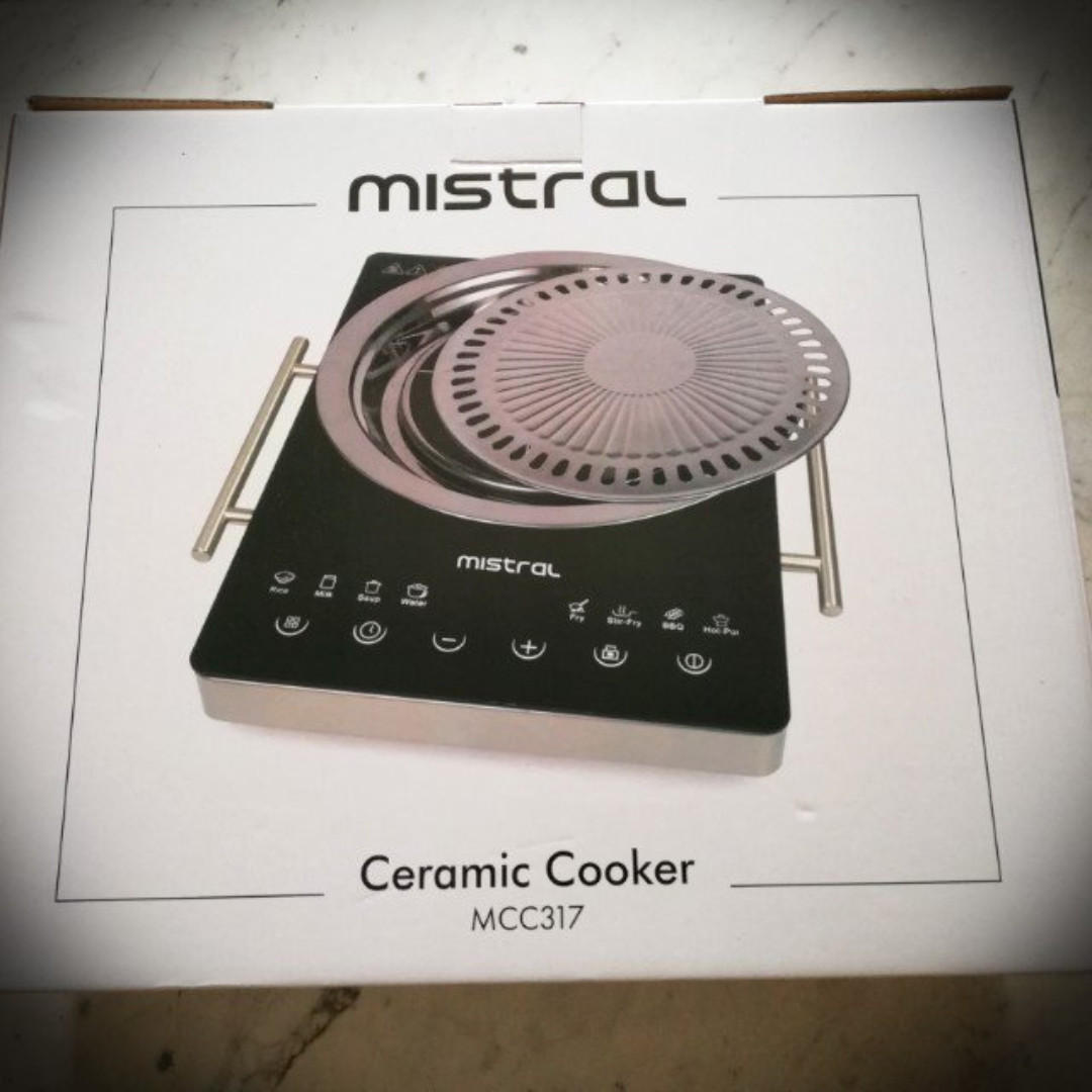 Mistral Ceramic Cooker with Grill Plate, MCC317 (NEW), TV & Home ...
