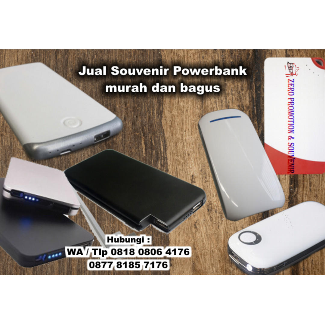 Powerbank Murah Untuk Souvenir Dapat Cetak Logo Sablon, Elektronik ...