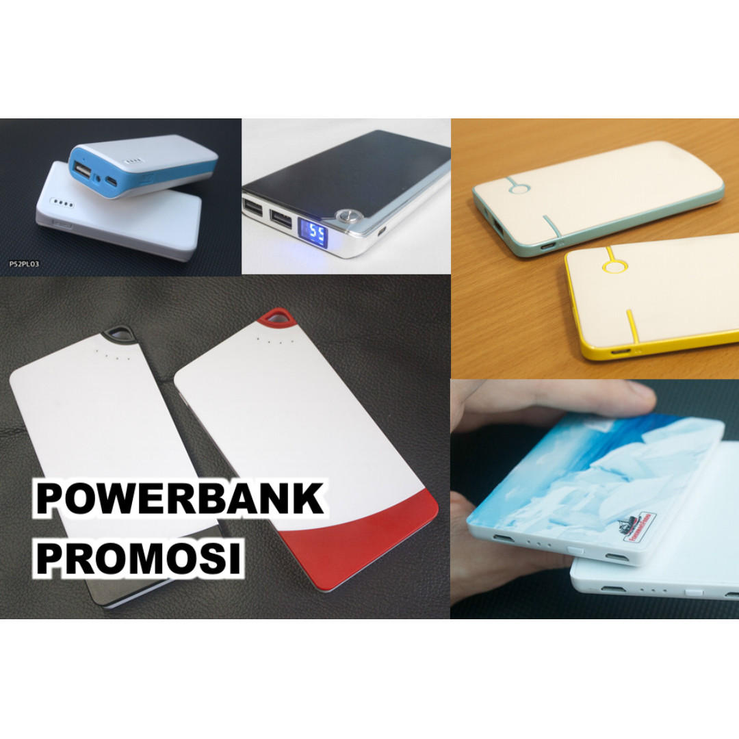 Powerbank Murah Untuk Souvenir Dapat Cetak Logo Sablon, Elektronik ...