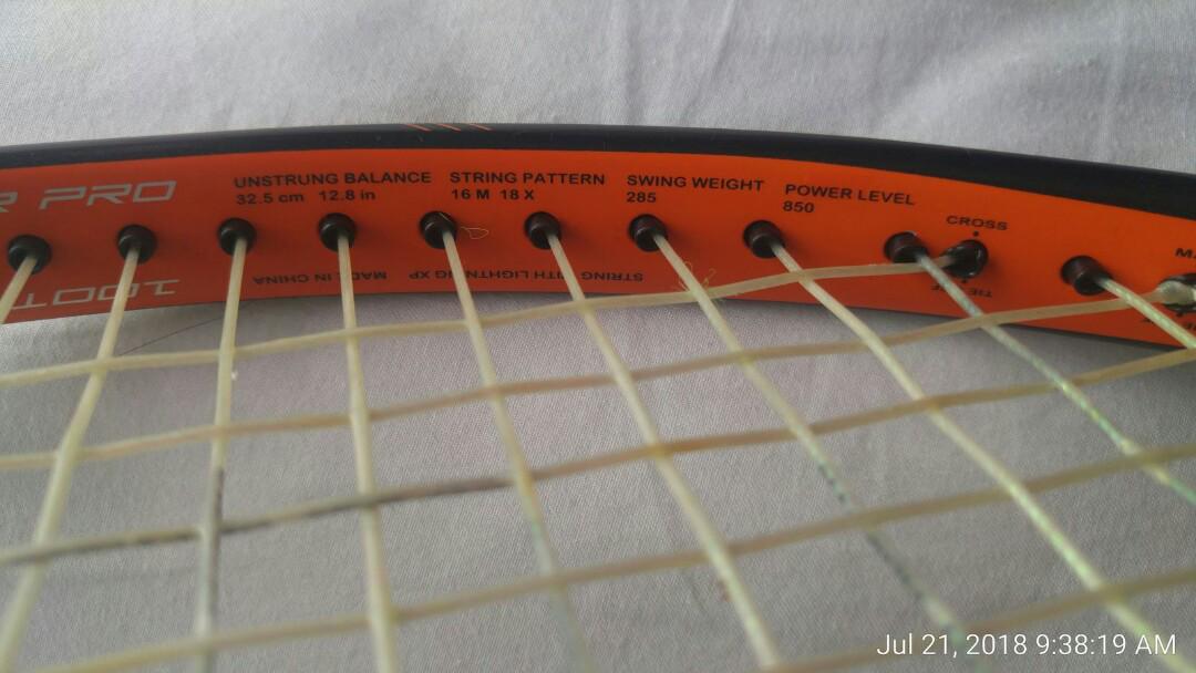 Tennis Racquet - Prince Textreme Tour Pro 100T XR, Sports Equipment ...