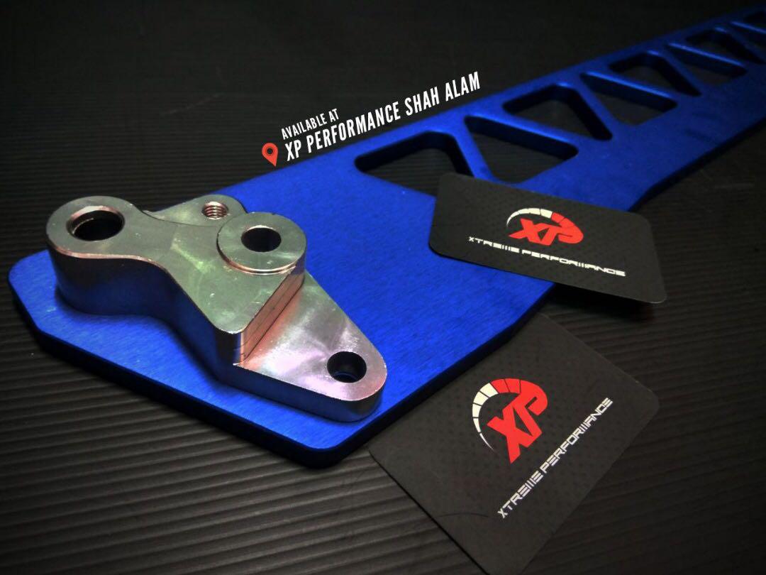 Rear Subframe Brace Black Works Racing For Honda Civic EG Blue color ...