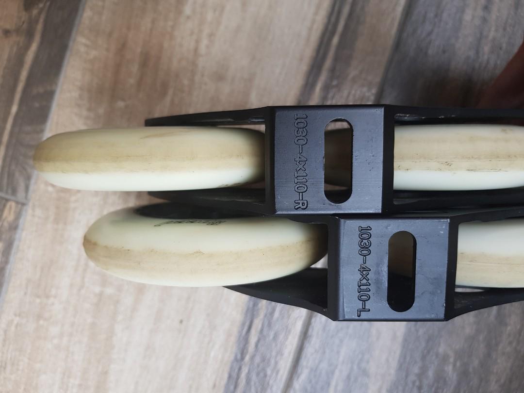 Seba marathon 110mm 4 wheel frames, Sports Equipment, Sports & Games ...