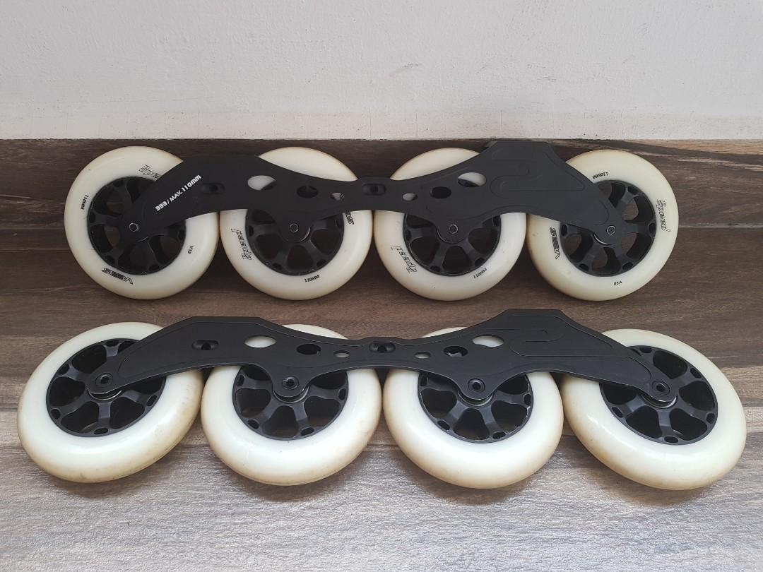 Seba marathon 110mm 4 wheel frames, Sports Equipment, Sports & Games ...