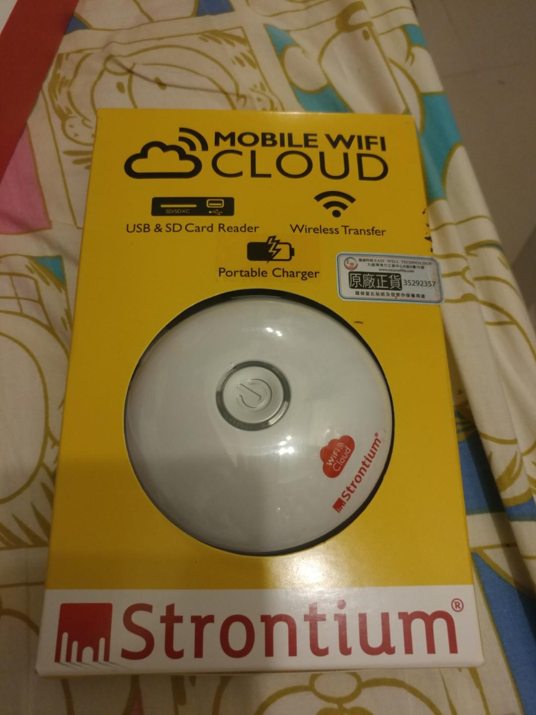 Strontium Mobile wifi Cloud card reader, 手提電話, 電話＆平板電腦配件, Sim 卡 - Carousell