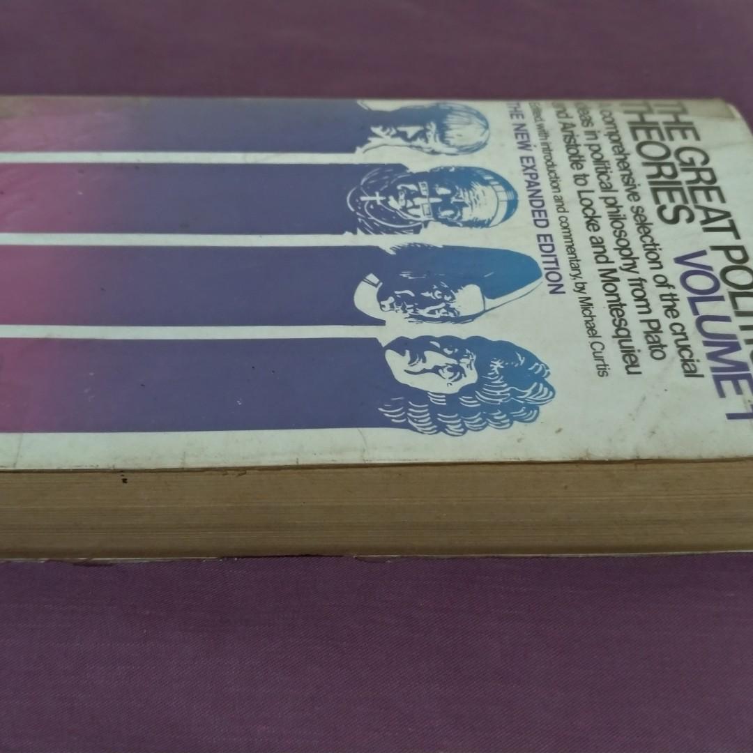 The Great Political Theories Vol 1 by Michael Curtis, Hobbies & Toys ...