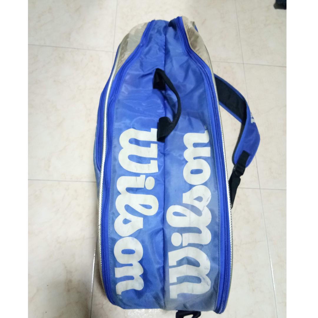 Wilson Tennis Bag (blue), Sports Equipment, Sports & Games, Golf on ...