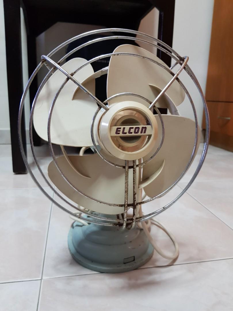1950's Australian Vintage Elcon Fan, Hobbies & Toys, Memorabilia & Collectibles, Vintage ...