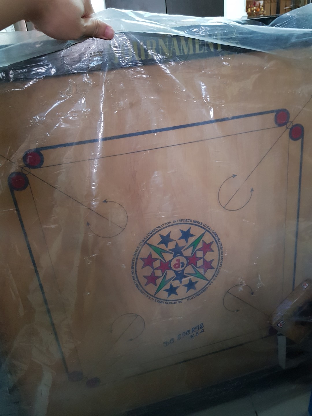 Carrom board game, Hobbies & Toys, Toys & Games on Carousell