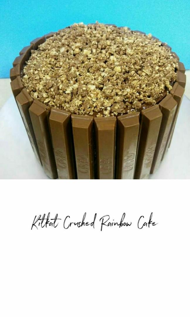 Chocolate rainbow cake, Food & Drinks, Homemade Bakes on Carousell