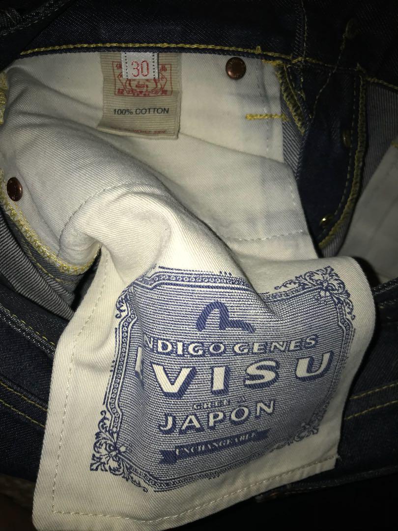 EVISU chinchback selvedge jeans 30 Levis wrangler lee Uniqlo gu, Men's Fashion, Bottoms, Jeans ...