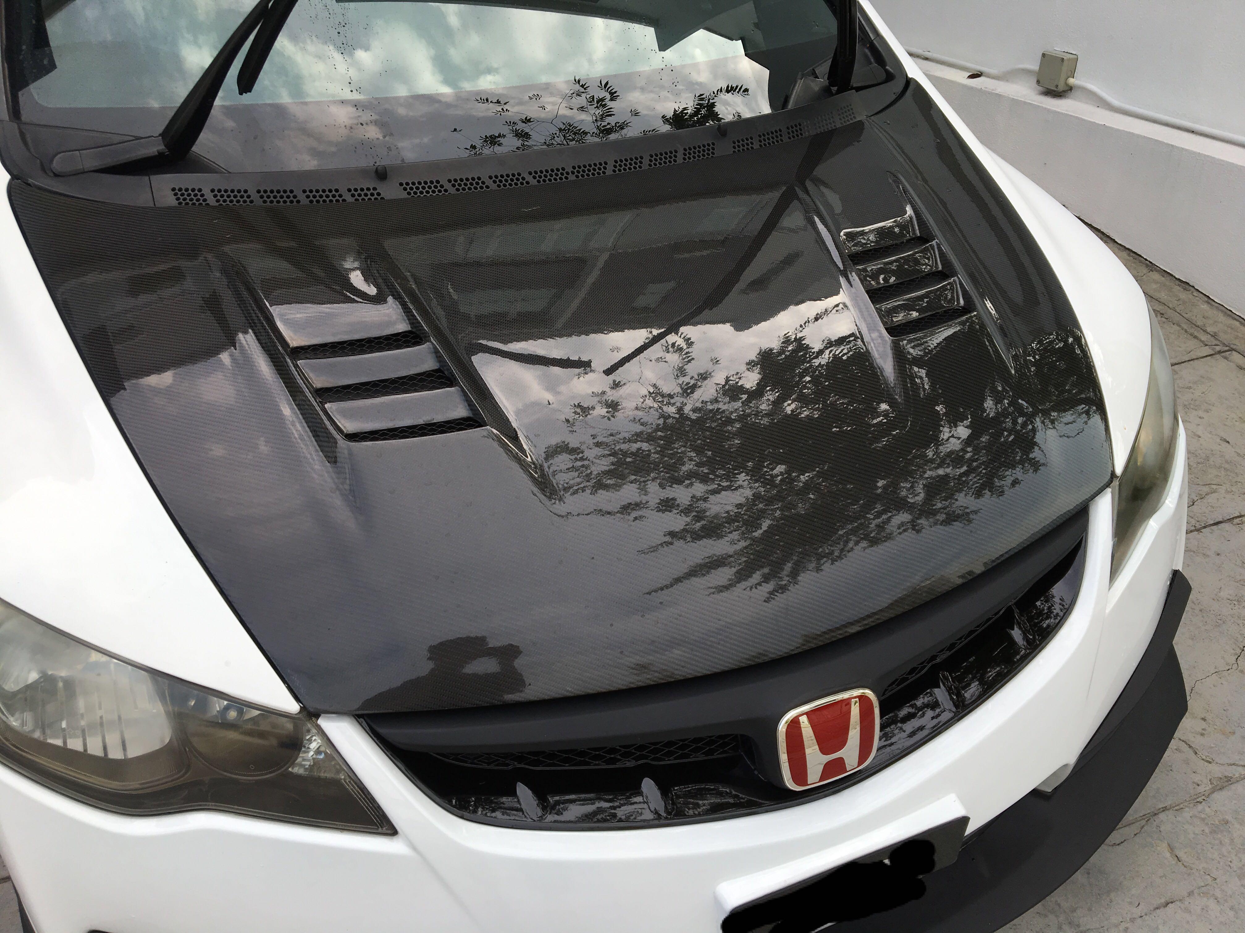 Feels Hood Civic FD, Auto Accessories on Carousell