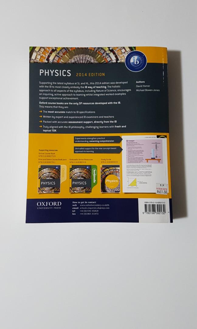 IB Physics Oxford textbook, 興趣及遊戲, 書本 & 文具, 教科書 - Carousell