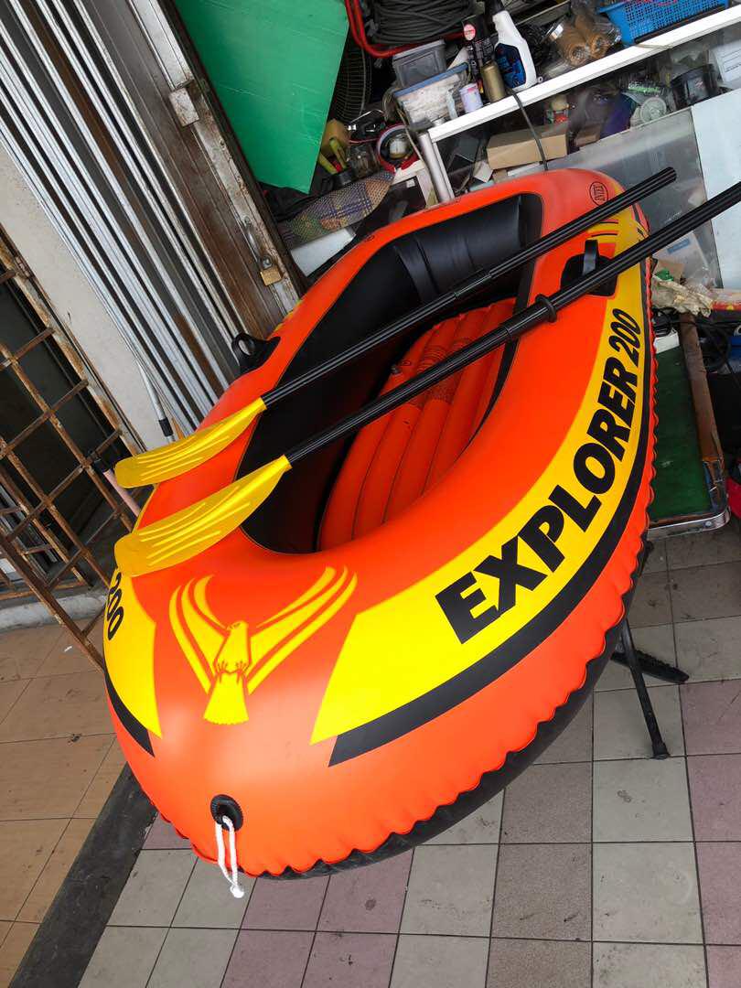 Intex Explorer 200 boat, Sports Equipment, Sports & Games, Billiards ...
