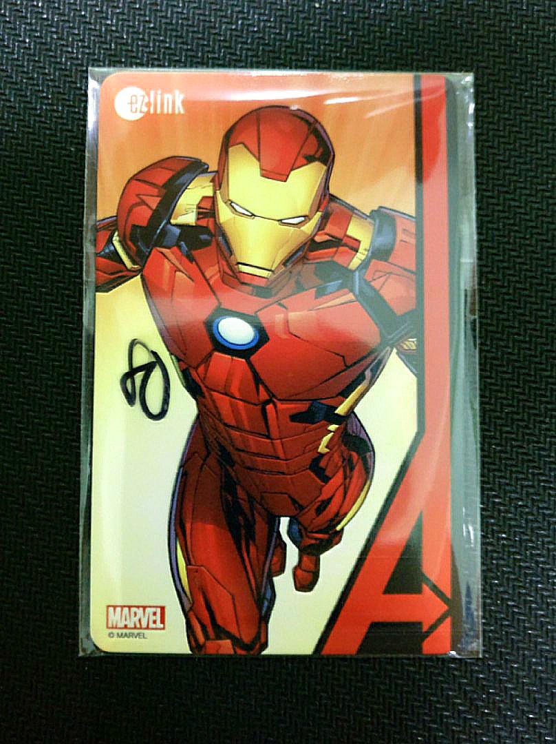 Limited edition IRON MAN EZ-Link pre-loaded with S$80, Hobbies & Toys ...