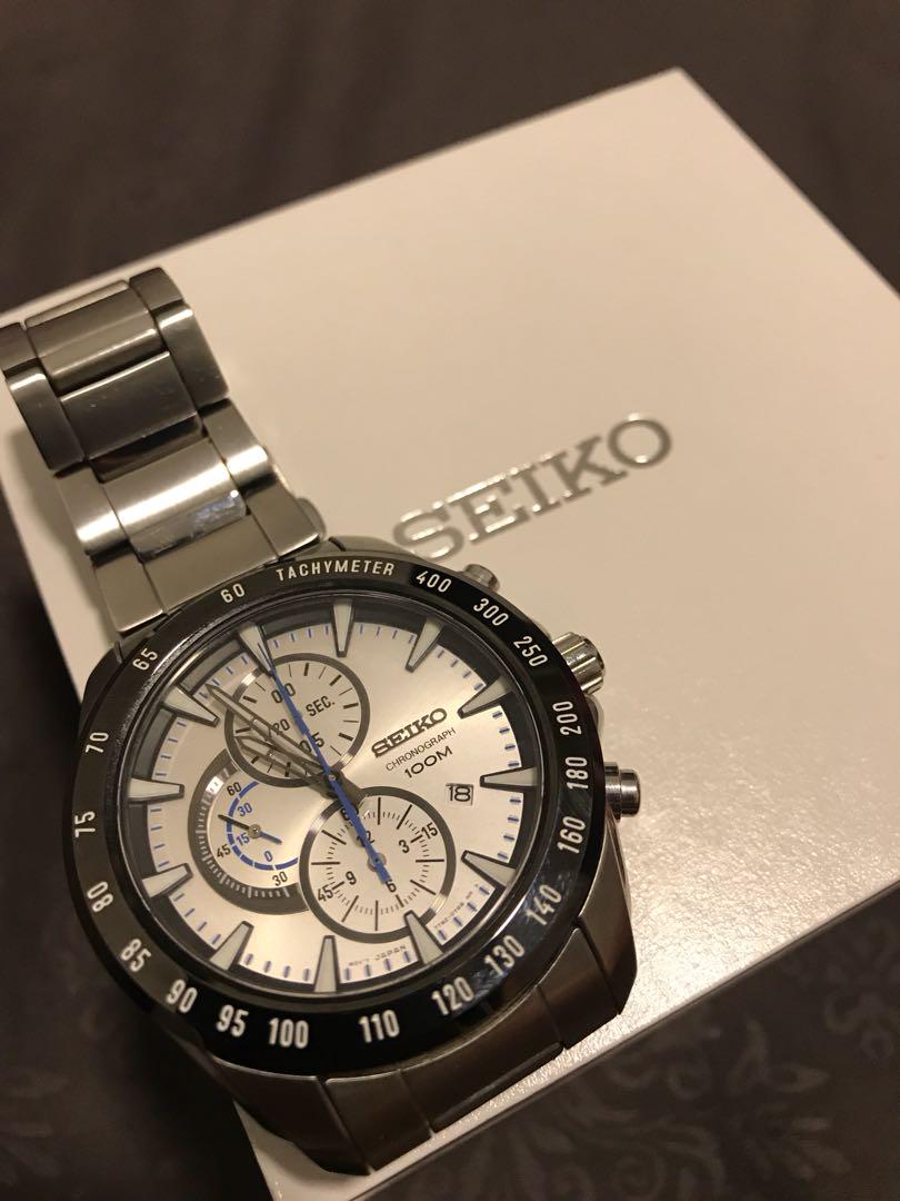 SEIKO Tachymeter Cal 7T92 1/20 Chronograph watch, Luxury, Watches on ...