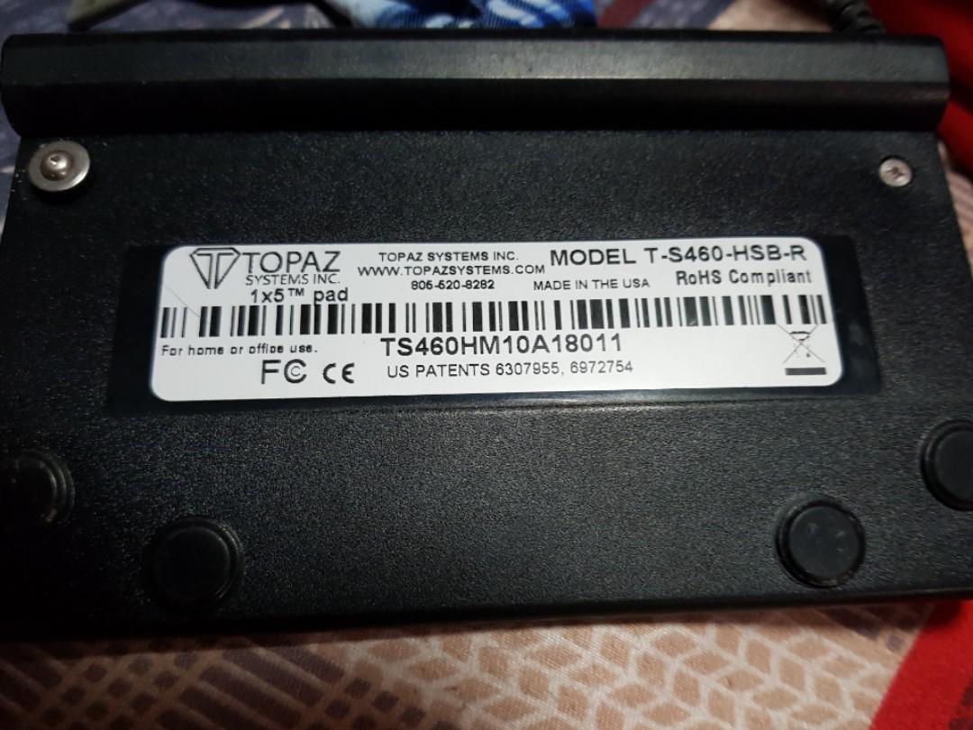 Topaz Signature Pad, Hobbies & Toys, Music & Media, Music Accessories ...