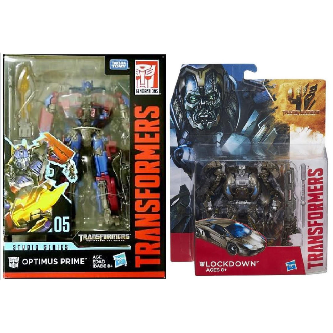 Transformers Studio ROTF Optimus Prime + AOE Lockdown MISB, Hobbies ...