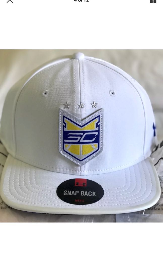 Under Armour Steph Curry UA30 Crest White SnapBack Cap, Men's Fashion ...