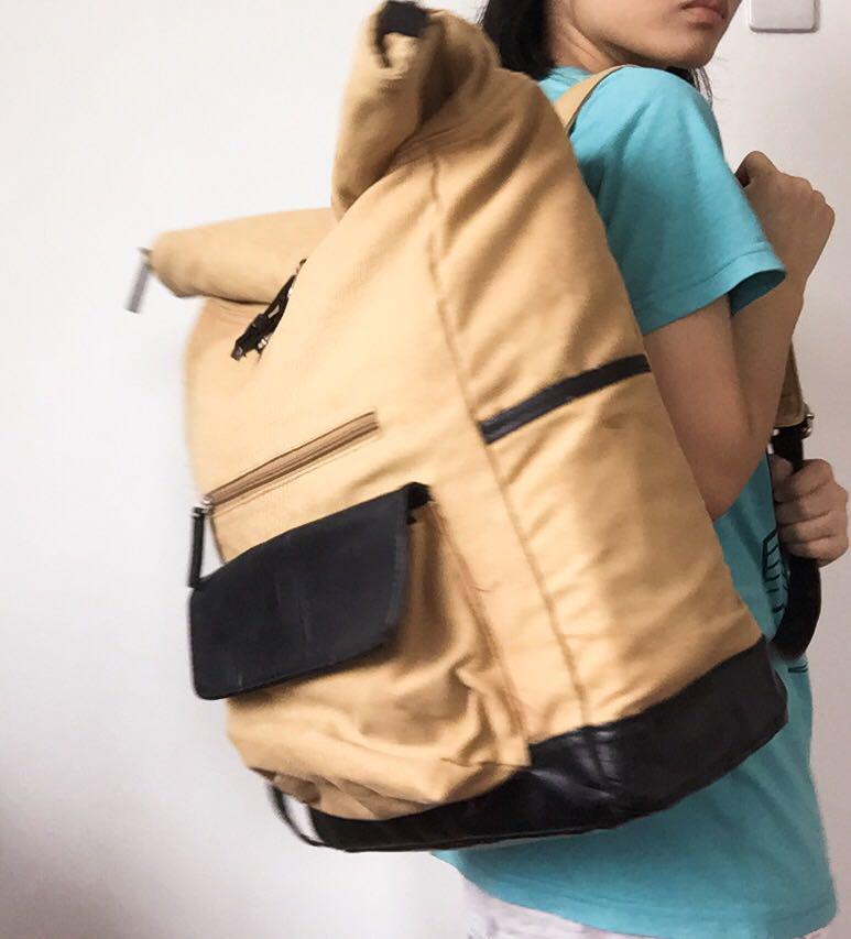 Zero Gravity MNL Vintage Roll-Up Backpack, Men's Fashion, Bags ...