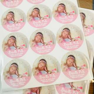 Frozen 2 II Elsa Theme Stickers Labels Hang tags for birthday party ...