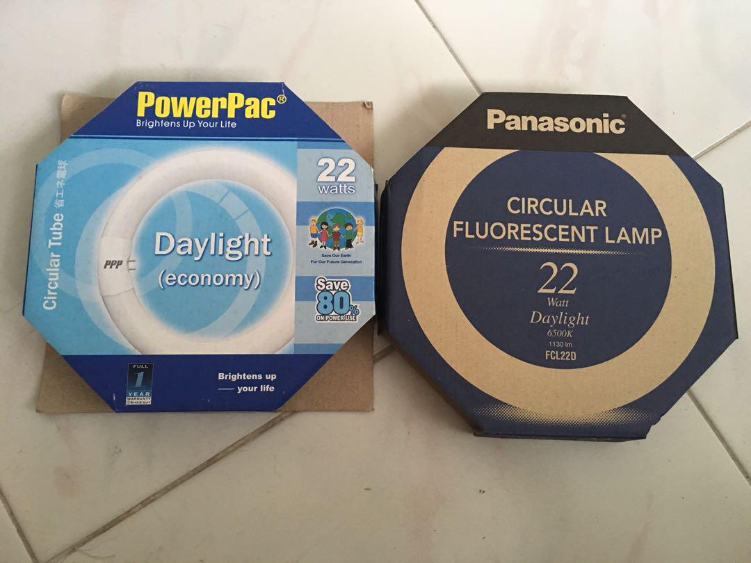 22W Fluorescent Lamp, Furniture & Home Living, Lighting & Fans ...
