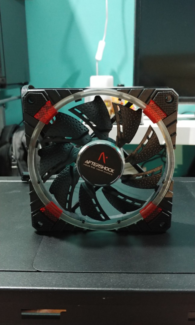 Aftershock 12cm PWM LED fan (ID Cooling CF series), Computers & Tech ...
