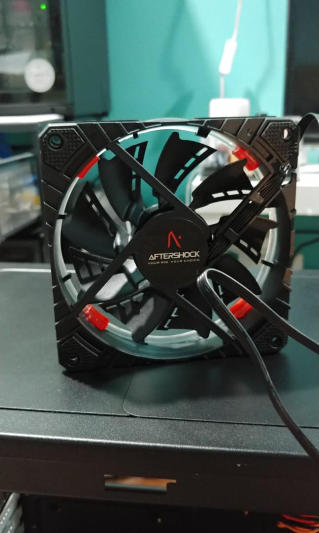 Aftershock 12cm PWM LED fan (ID Cooling CF series), Computers & Tech ...