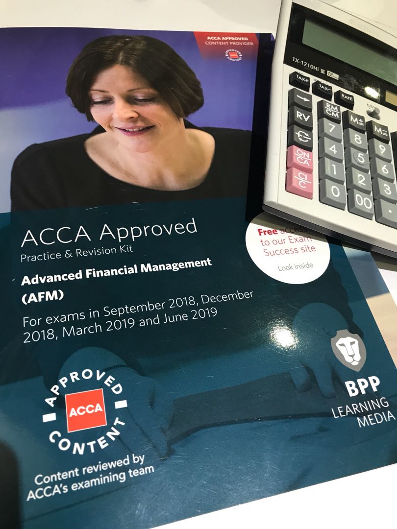 ACCA BPP Advanced Financial Management AFM practice and revision kit ...