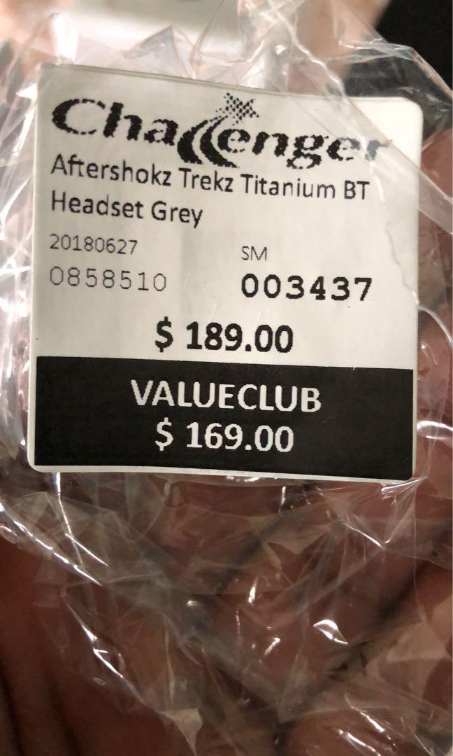 Aftershokz Trek Titanium BT, Audio, Headphones & Headsets on Carousell