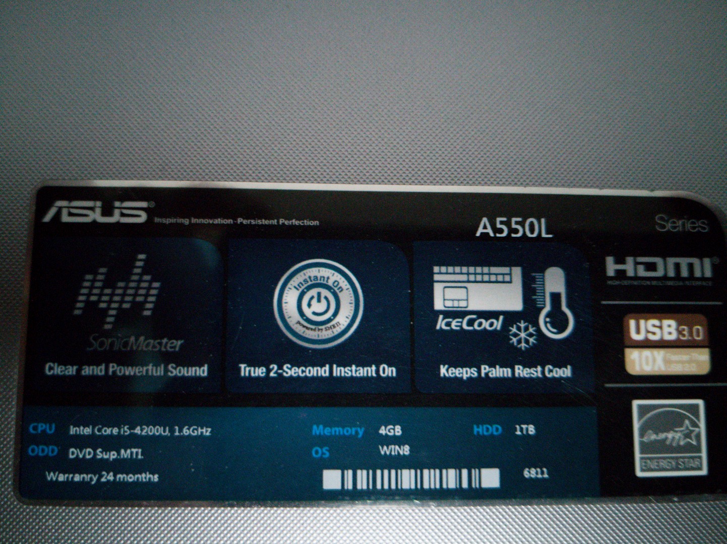 ASUS A550L, Computers & Tech, Laptops & Notebooks on Carousell