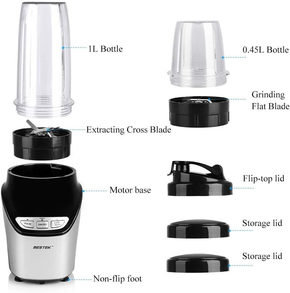Bestek Nutrition Extractor 1000w, TV & Home Appliances, Kitchen ...