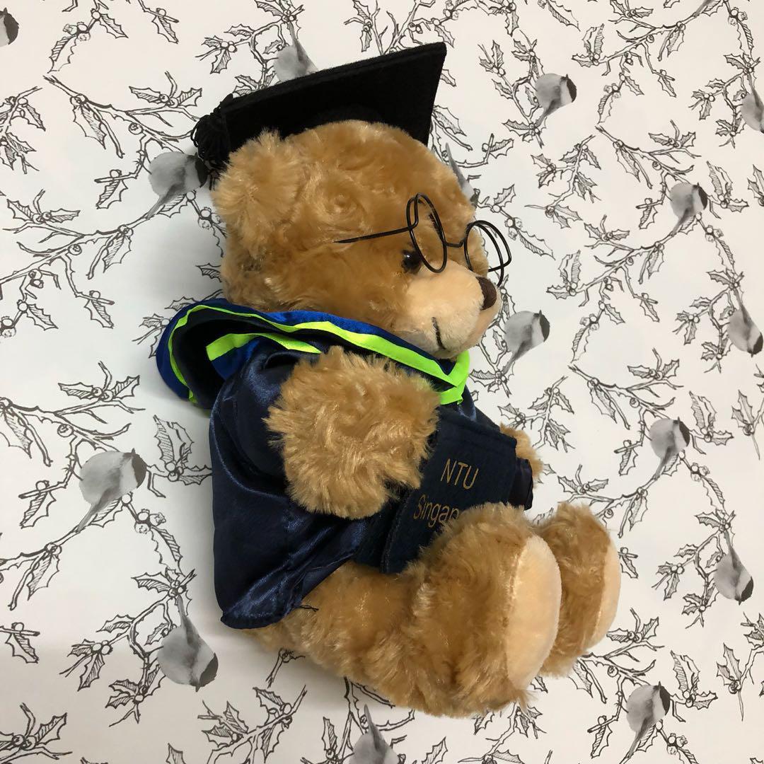BN 23cm Graduation bear NTU, Hobbies & Toys, Toys & Games on Carousell