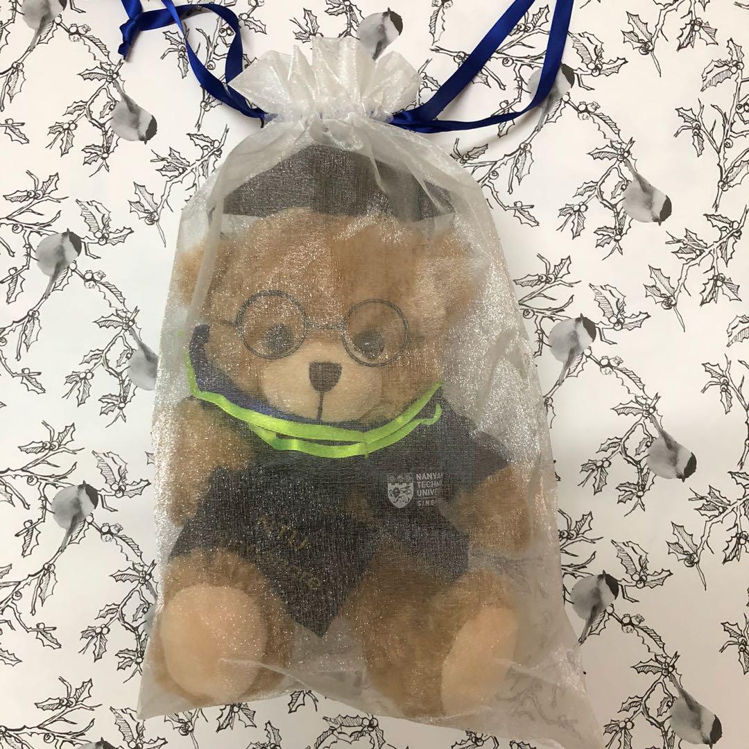 BN 23cm Graduation bear NTU, Hobbies & Toys, Toys & Games on Carousell