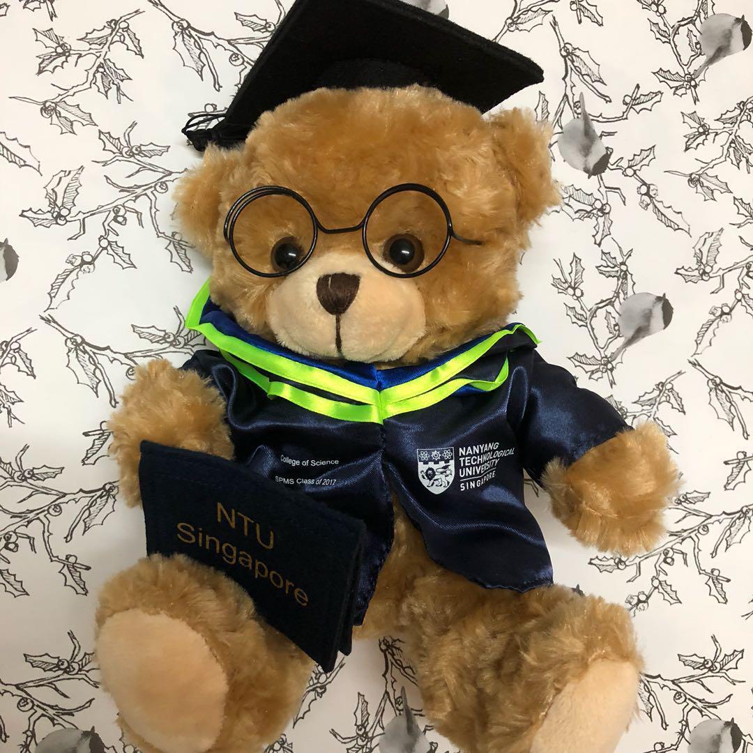 BN 23cm Graduation bear NTU, Hobbies & Toys, Toys & Games on Carousell