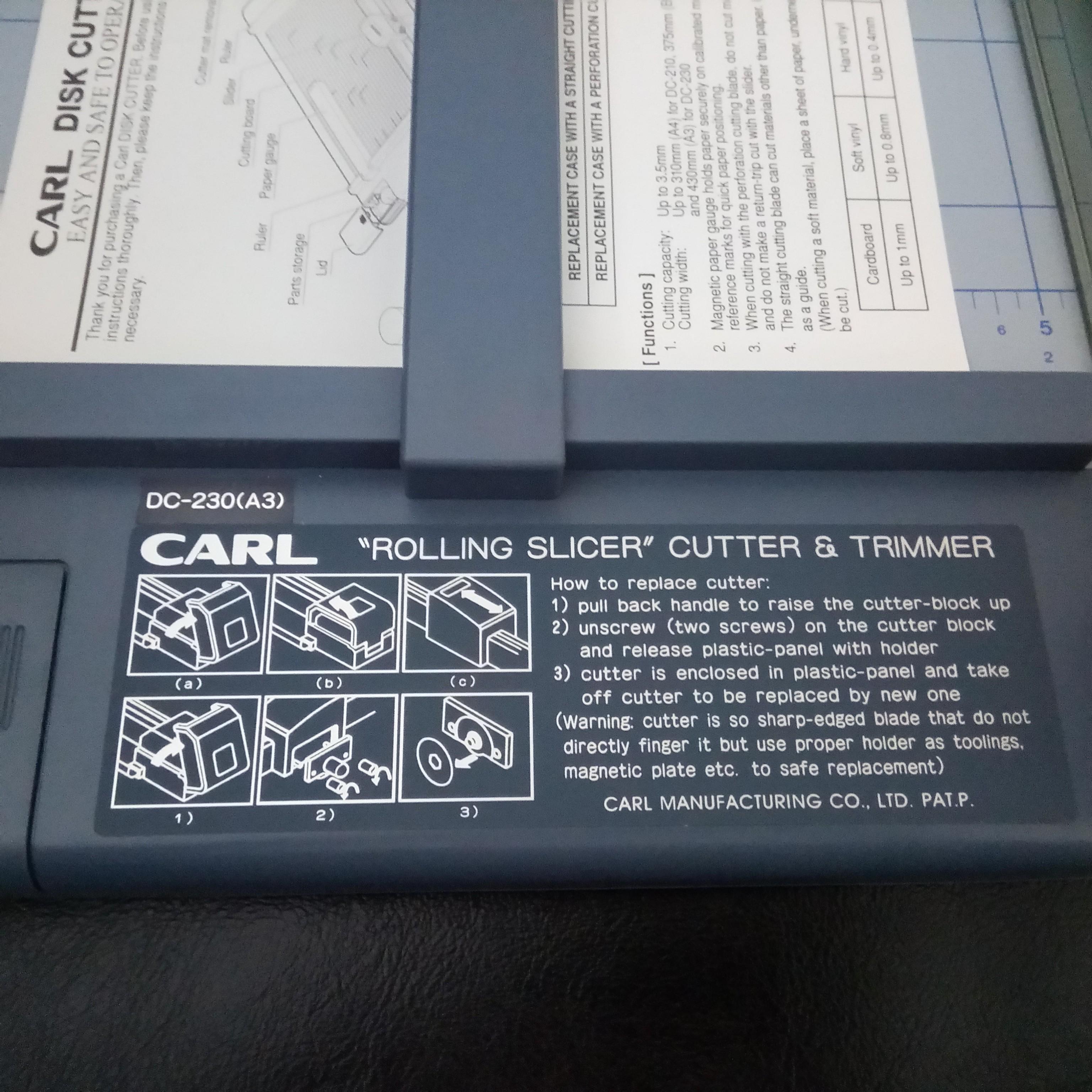 CARL A3 Heavy Duty 32 Sheets Cutter (DC-230). Brand new, never used, Hobbies & Toys, Stationery ...