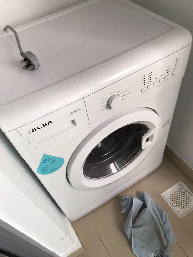 ELBA Washing Machine 6KG Load, TV & Home Appliances, Washing Machines ...