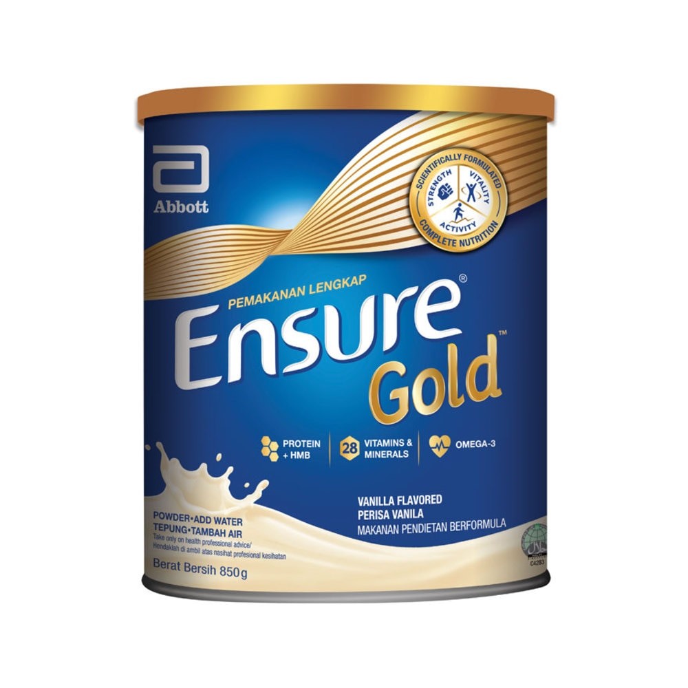 Sold Out!!! Ensure Gold Vanilla / Wheat 850g (New & Improved Formula ...