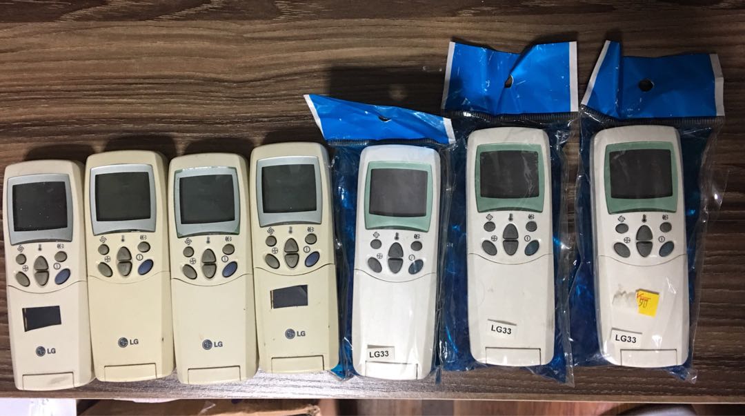 LG Aircon remote control LG 33, TV & Home Appliances, Air Conditioners ...
