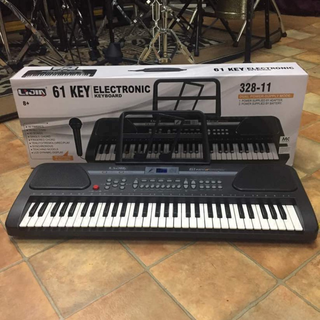 LIJIN 61 Key Electronic Keyboard, Hobbies & Toys, Music & Media, Musical Instruments on Carousell