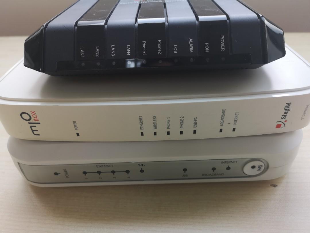 Misc networking ONT ADSL modem Fiber, Computers & Tech, Parts ...