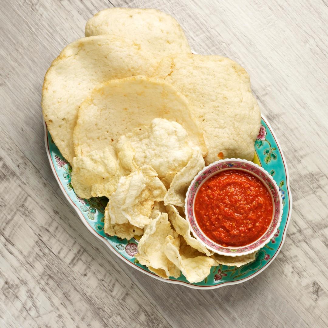 Shermay's Emping Bitternut Crackers (Vegan, Halal certified), Food ...