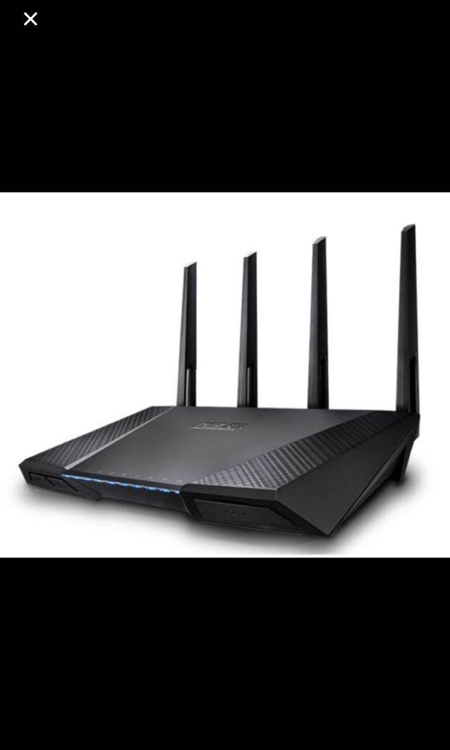 ASUS RT-AC87U WIRELESS AC-2400 Dual Band Gigabit Router, Computers ...