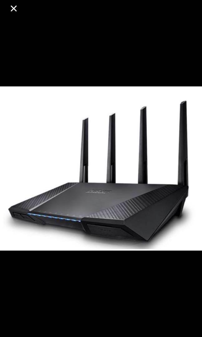 ASUS RT-AC87U WIRELESS AC-2400 Dual Band Gigabit Router, Computers ...